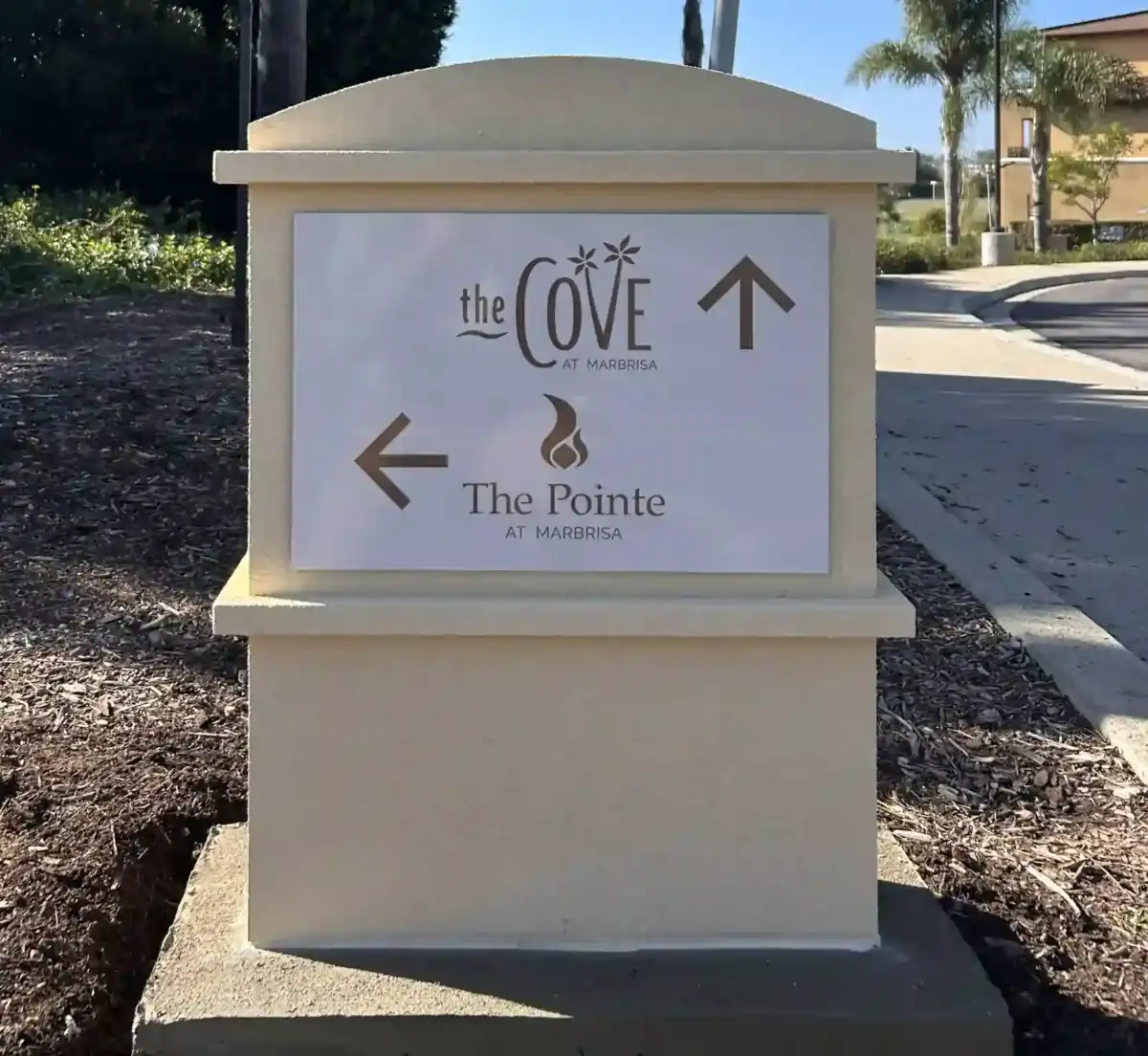Custom Monument Sign & Wayfinding | Marbrisa Project Case Study